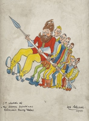 Josef Scharl | THE SEVEN SWABIANS (1896) | MutualArt