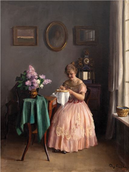 Emil Pap | The Little Seamstress (Circa 17) | MutualArt