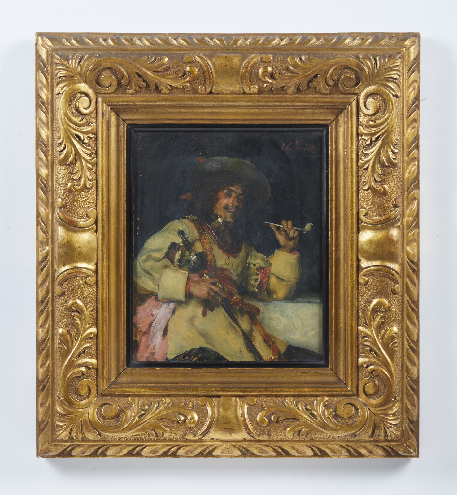 Federico Andreotti | Musketeer with pipe | MutualArt