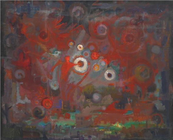 Marijan Detoni | Fiery Thoughts [1956.-1958 (Circa 17) | MutualArt