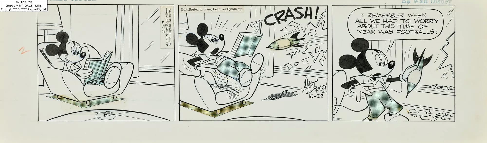 Arthur Floyd Gottfredson | Mickey Mouse (1963) | MutualArt