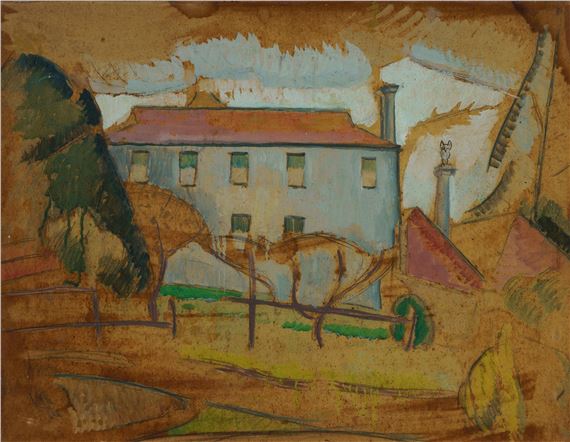 Roland Wakelin | Tasmanian Farmhouse (Circa 1944) | MutualArt