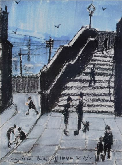 Harold Riley | Bridge off Salford Street (1959) | MutualArt