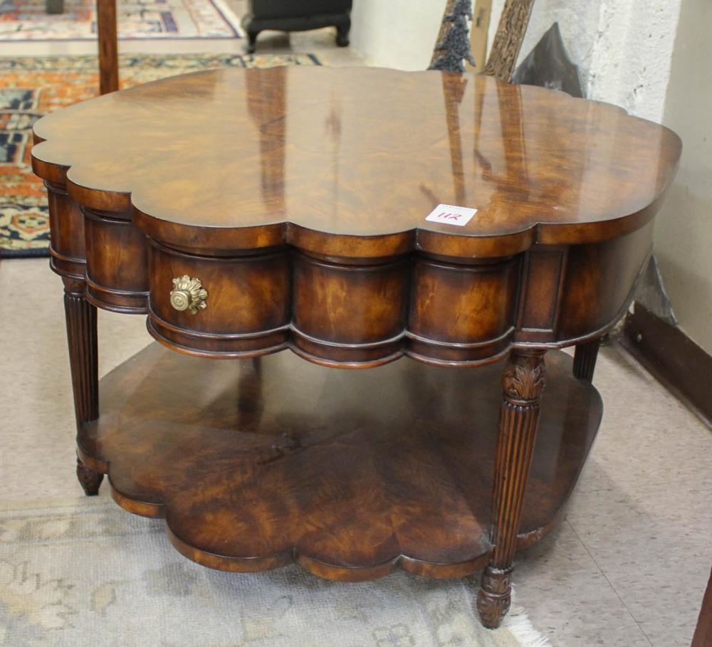 Theodore Alexander | THREE THEODORE ALEXANDER MAHOGANY TABLES | MutualArt