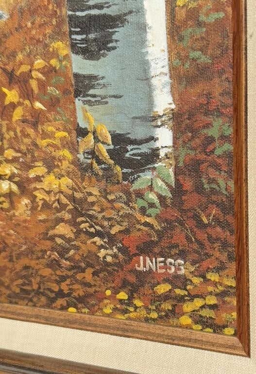 Jan Ness | Jan Ness Bear Oil on Canvas Painting | MutualArt