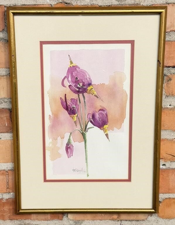 Phil Korell | Phil Korell Montana Watercolor Painting | MutualArt