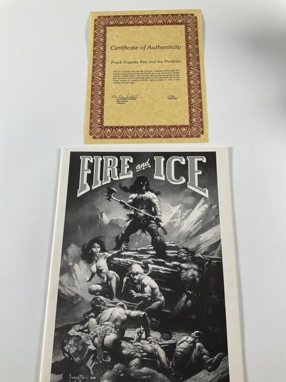 Frank Frazetta | 1983 Frazetta Fire And Ice Portfolio Complete (1983 ...