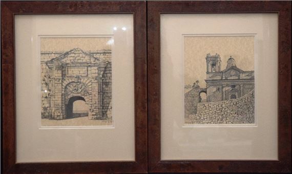 Andrew Micallef | Mdina Greeks Gate and Chapel (1998) | MutualArt