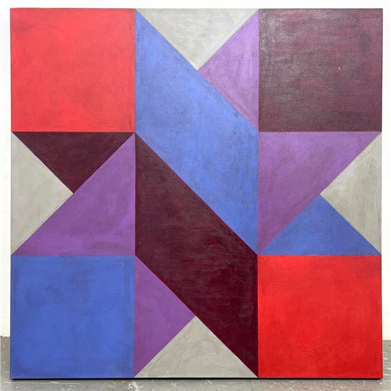 Tim Ray Fisher | TIM RAY FISHER Acrylic Op Art Painting on Canvas ...