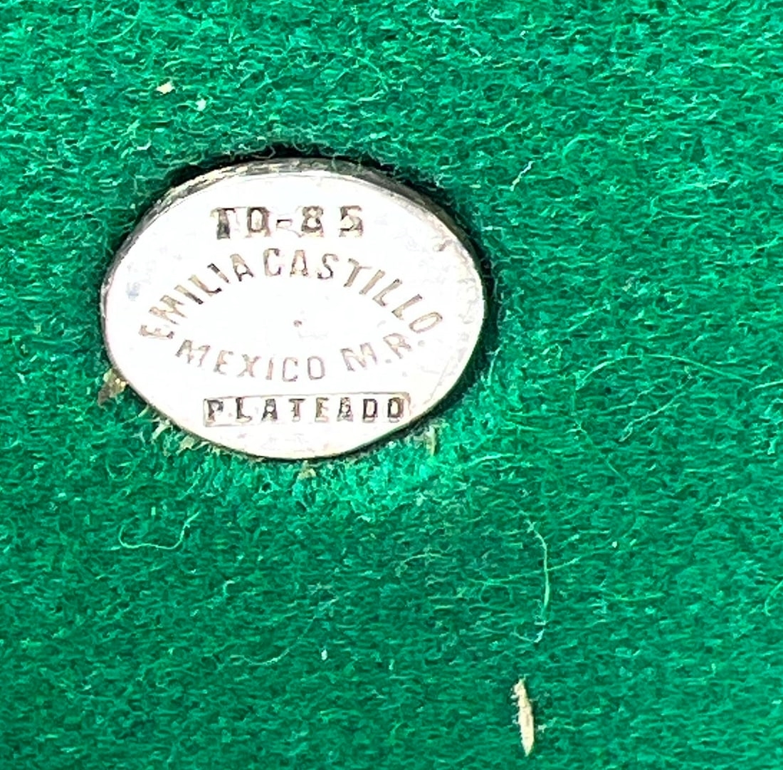 Emilia Castillo | Emilia Castillo silver plate candle holder. Butterfly ...