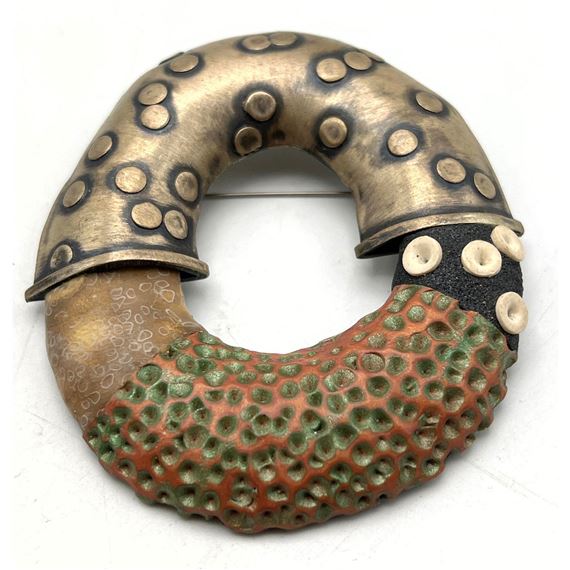 Unknown | FORD FORLANO Sterling Silver Hydro Brooch. Large. Artisan ...