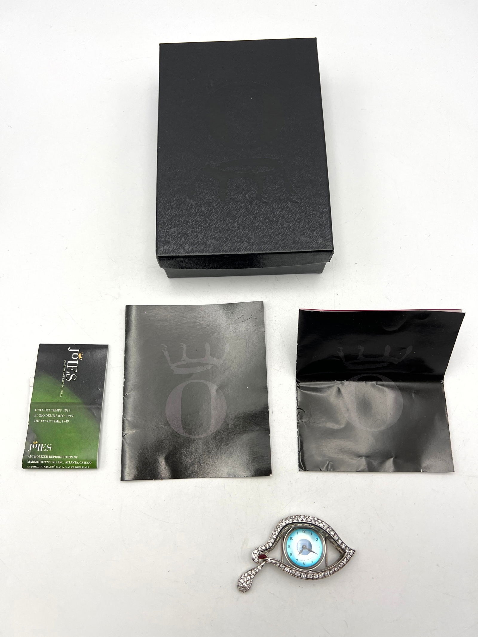 Salvador Dalí | SALVADOR DALI Eye of Time Watch Pin. Master of the ...