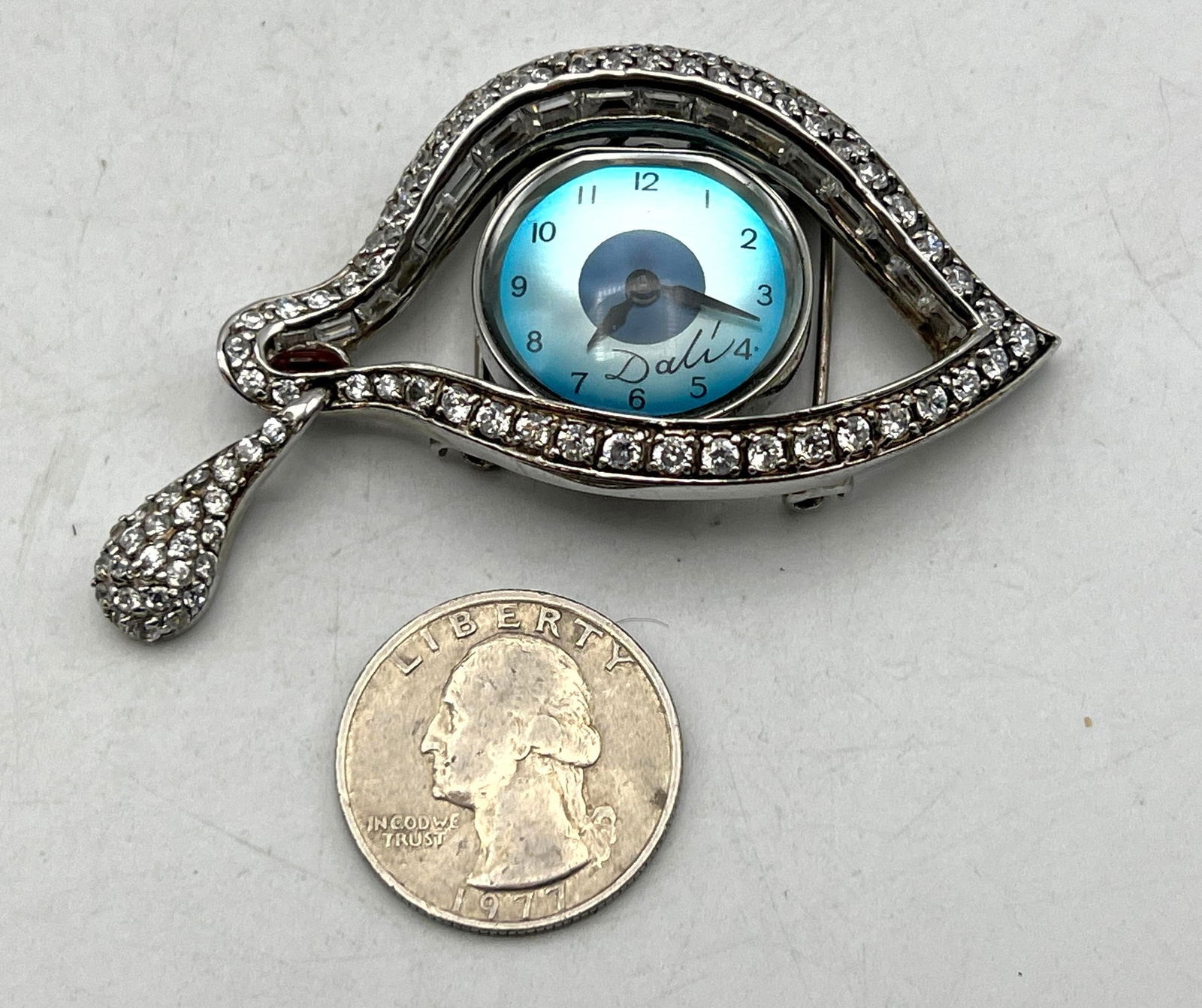 Salvador Dalí | SALVADOR DALI Eye of Time Watch Pin. Master of the ...