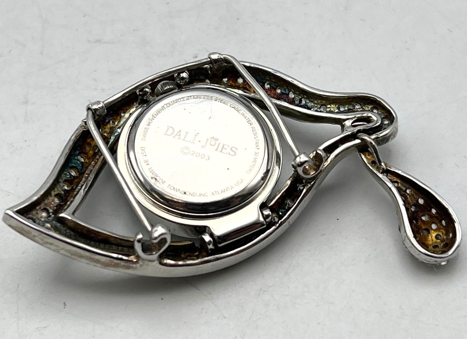 Salvador Dalí | SALVADOR DALI Eye of Time Watch Pin. Master of the ...