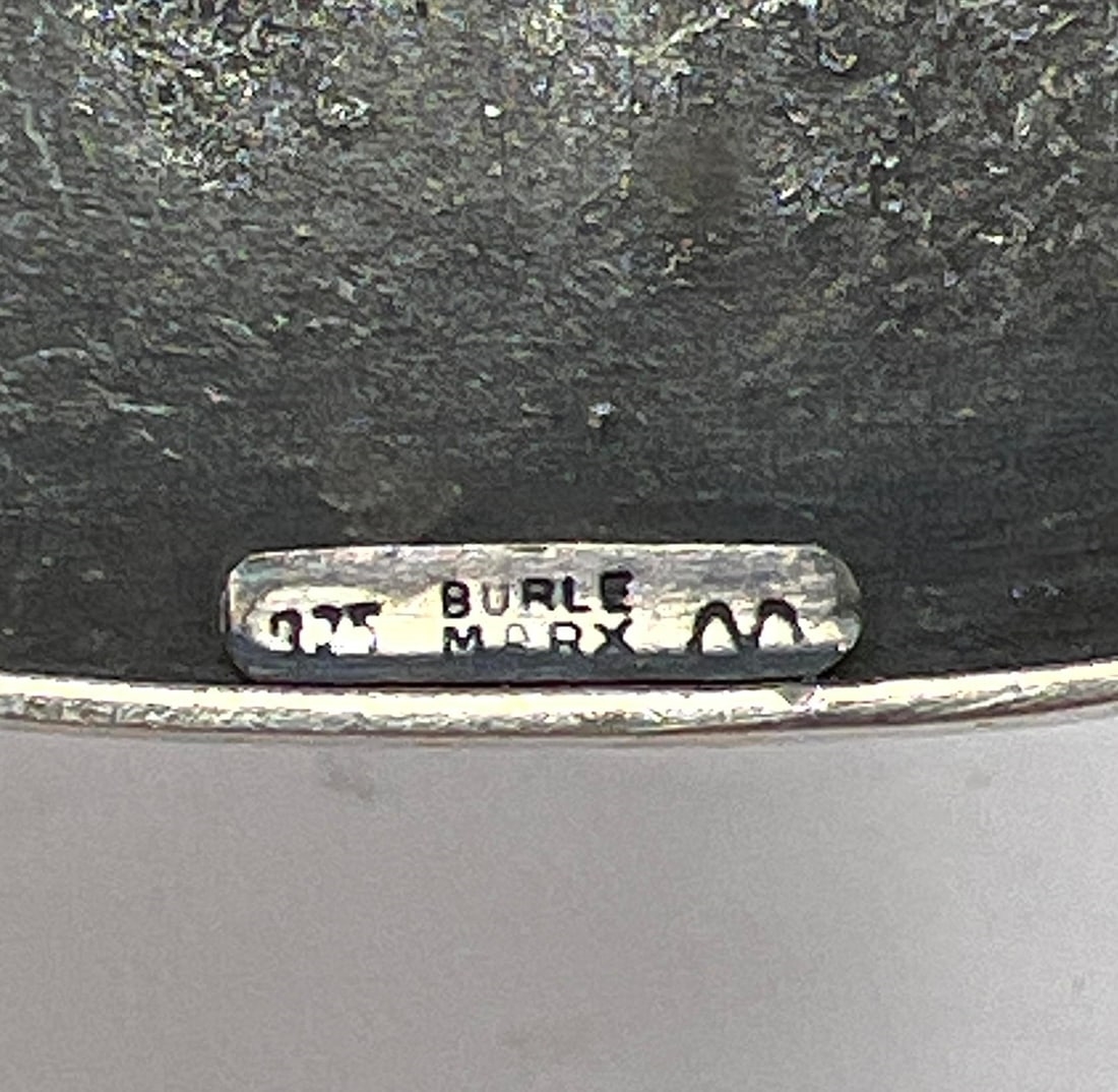 Sterling | BURLE MARX Sterling Silver Modernist Pendant. Studio. Large ...