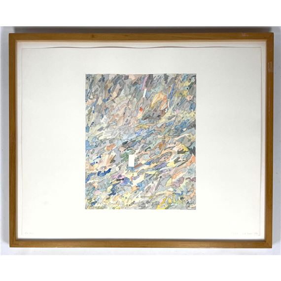 Lucio Pozzi | Lucio Pozzi Watercolor Painting on Paper. Signed and ...