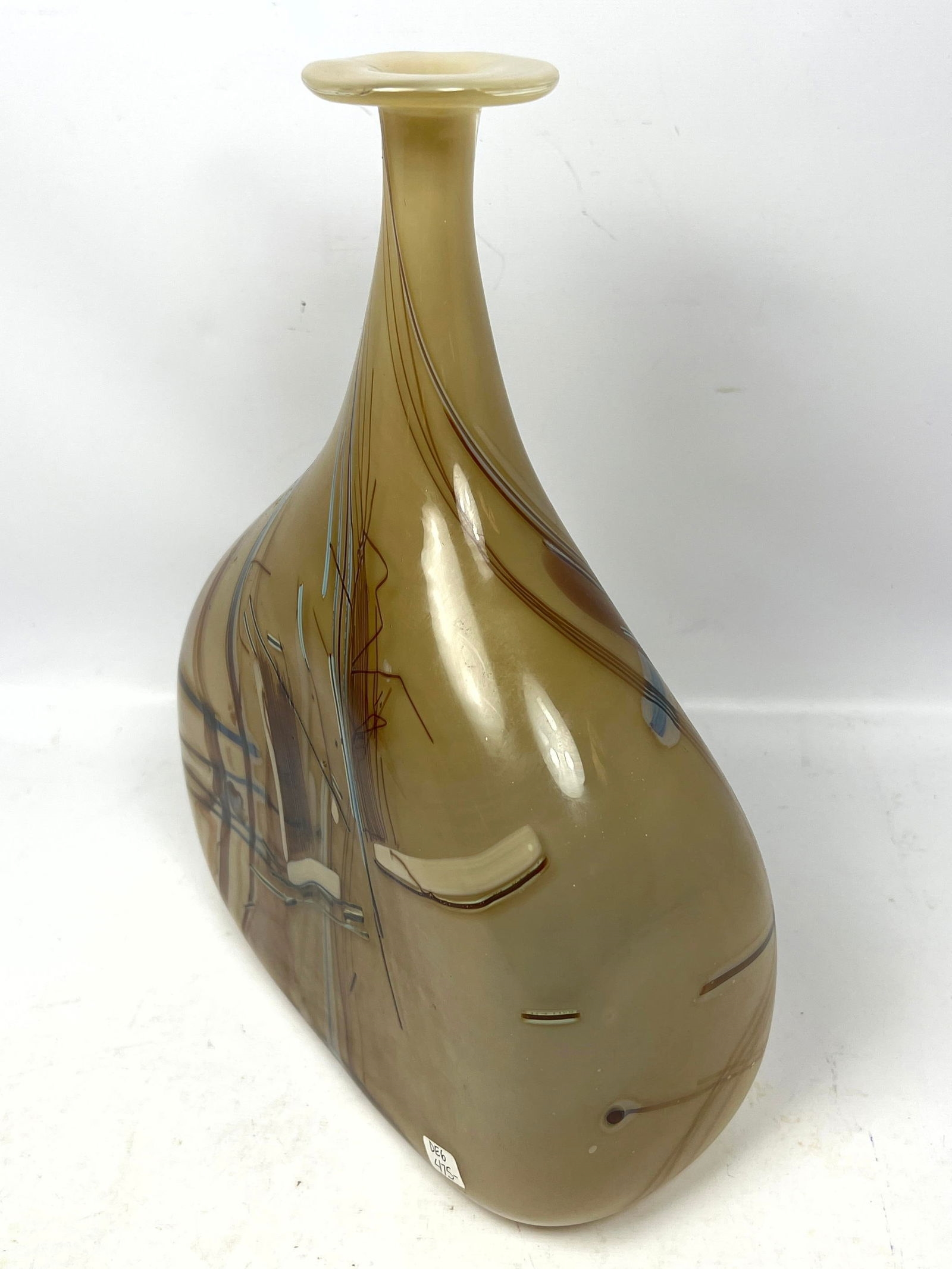 Daniel Edler | DANIEL EDLER Studio Art Glass Vase. 1981. Graffiti ...