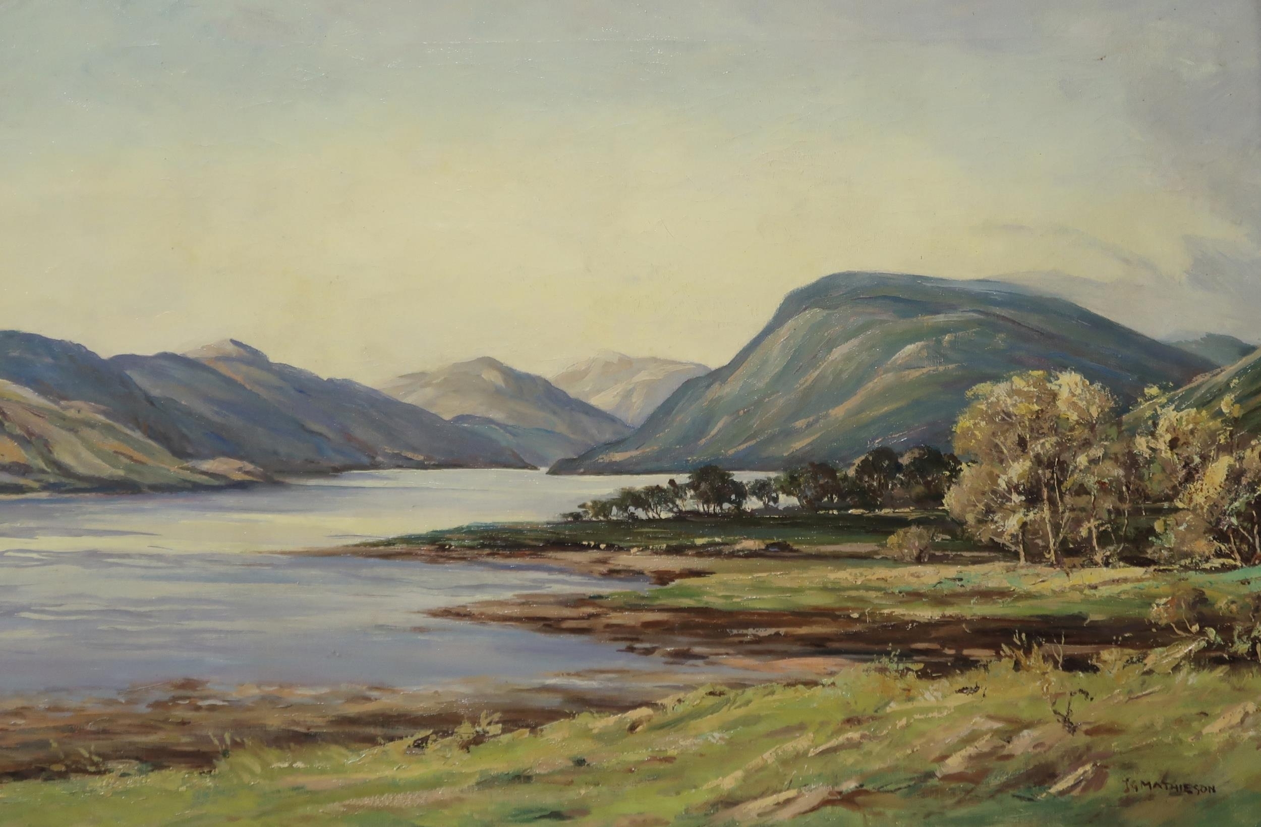 John George Mathieson | LOCH VIEW | MutualArt