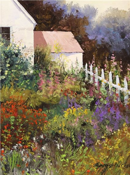 Thomas de Decker | Backyard Garden, (2024) | MutualArt