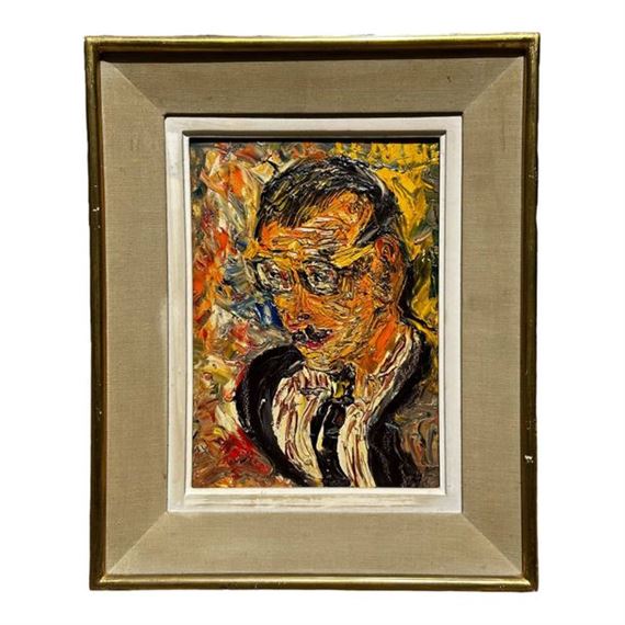 Lucien Frederic Arrieu | Portrait de Foujita | MutualArt
