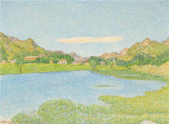 Gottardo Segantini | Am Silsersee Maloja (1935) | MutualArt