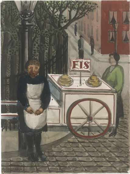 Gerta Overbeck Schenk | Eiswagen (1924) | MutualArt