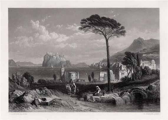 Clarkson Frederick Stanfield | ISCHIA LANDSCAPE (1858) | MutualArt