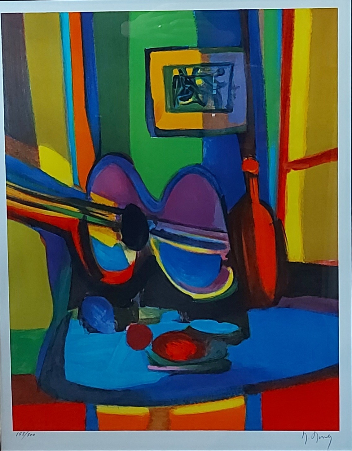Marcel Mouly | Guitare et Bouteille | MutualArt