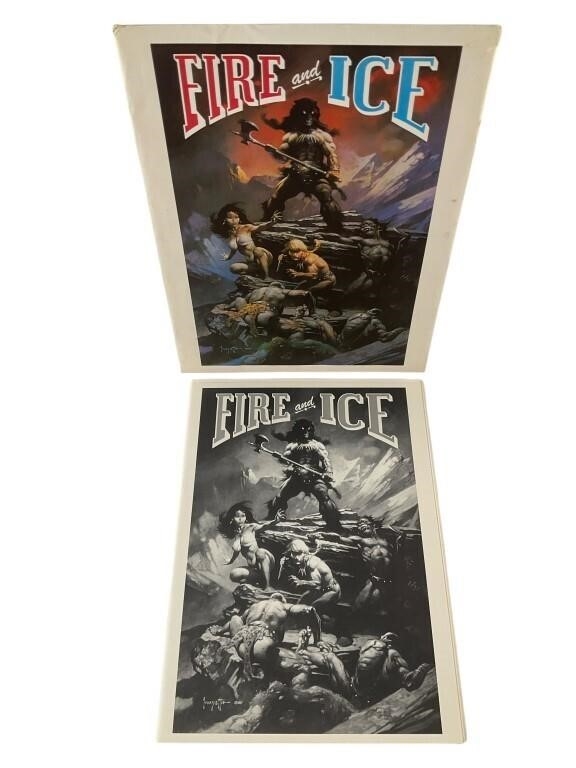 Frank Frazetta | Frank Frazetta Fire & Ice Bakshi 1983 Portfolio (1983 ...