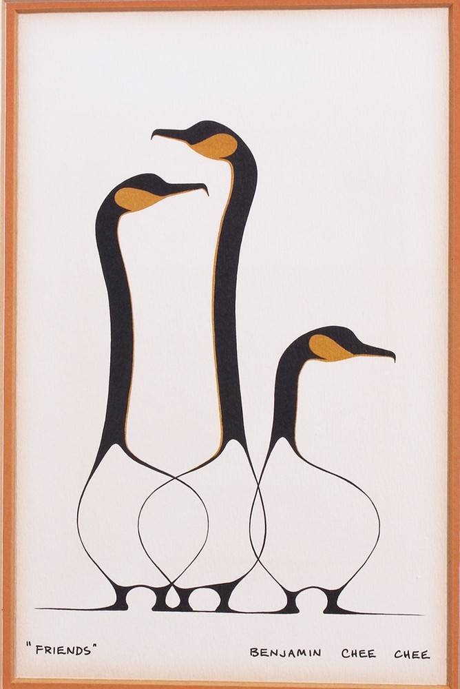 Benjamin Chee Chee | Kenneth Thomas Benjamin Chee Chee (1944, Temagami ...