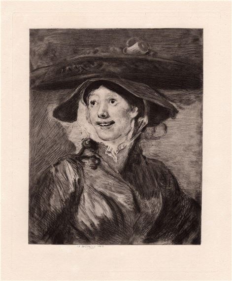 William Hogarth | A Shrimp Girl (1886) | MutualArt