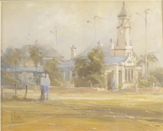 David Hagan | Waiting For The Mail | MutualArt