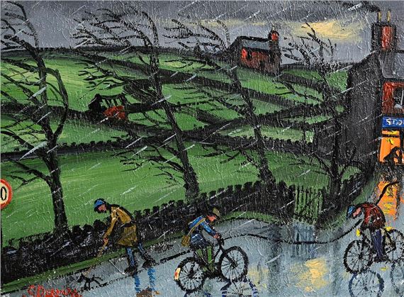 James Downie | Cycling Through the Storm | MutualArt