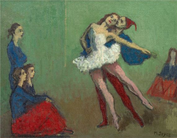 Moses Soyer | Dancers | MutualArt