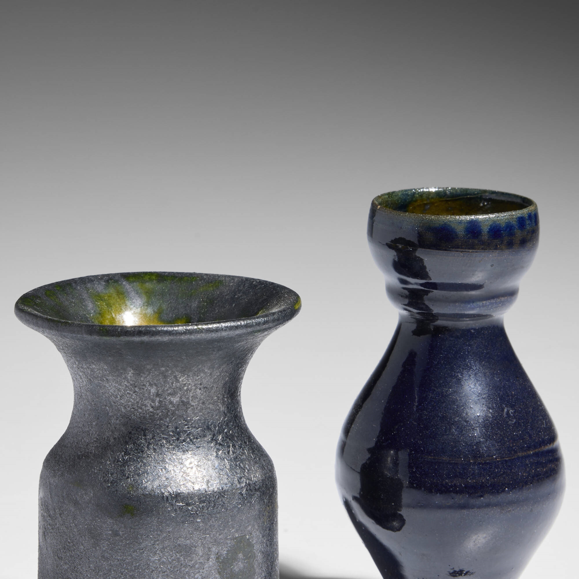 George Ohr | Vases, set of two (1897 - 1900) | MutualArt