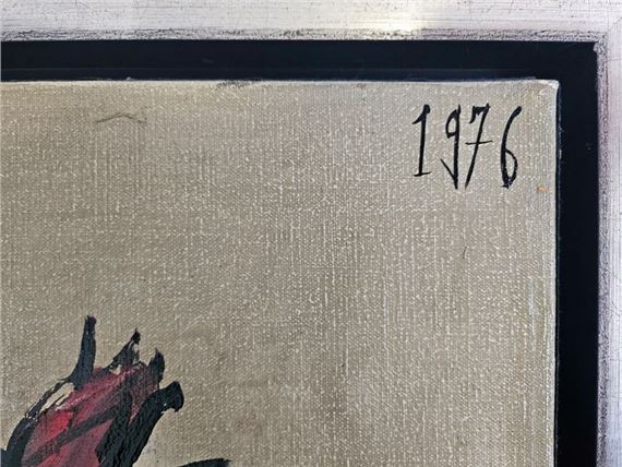 Bernard Buffet | Roses in a glass (1976) | MutualArt