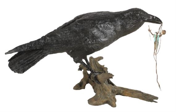 Jim Eppler | Raven with Shamen Pendant | MutualArt