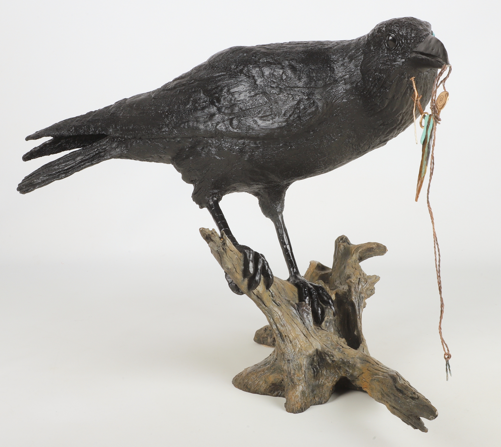 Jim Eppler | Raven with Shamen Pendant | MutualArt