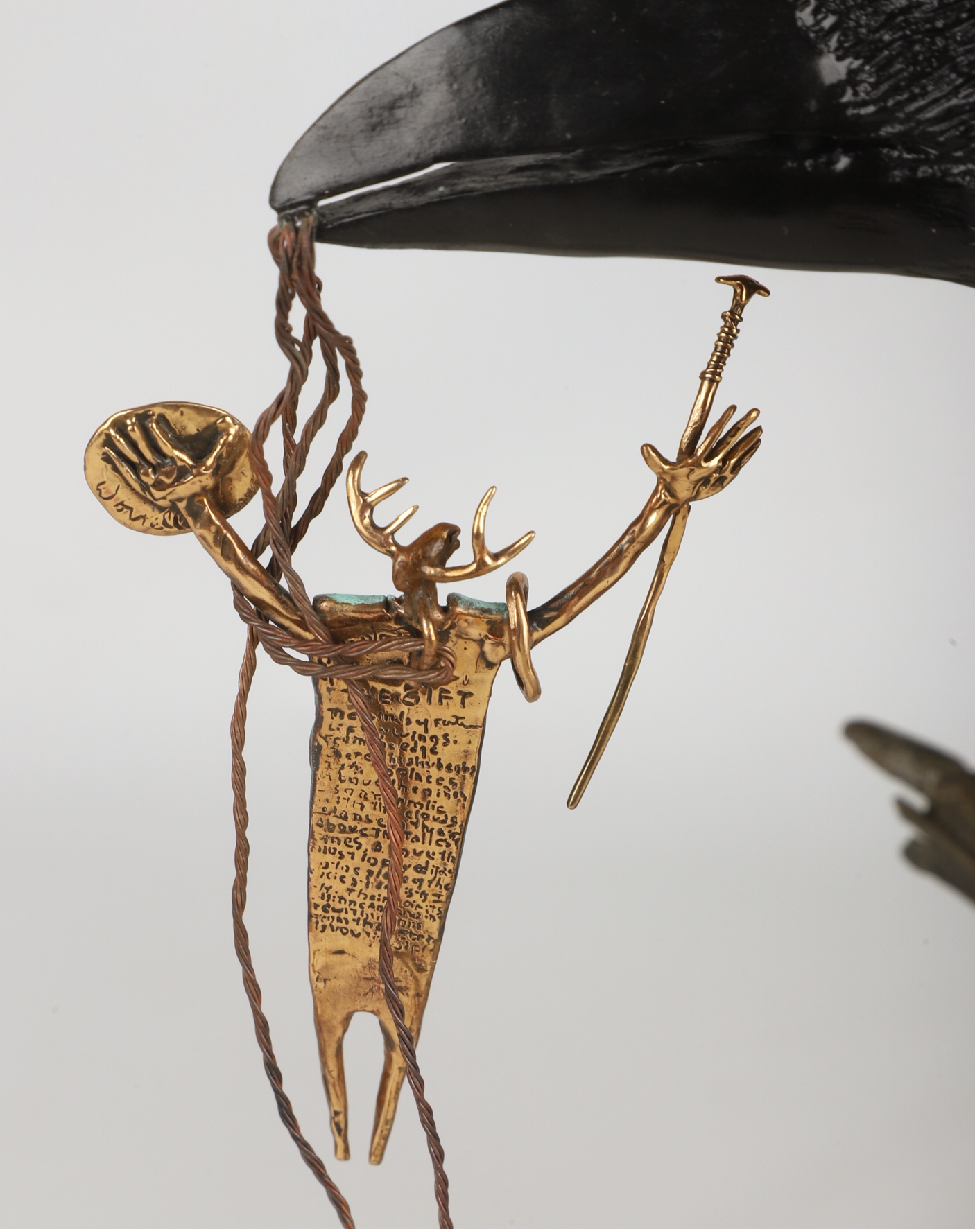 Jim Eppler | Raven with Shamen Pendant | MutualArt