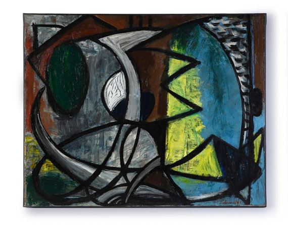 Gérard Ernest Schneider | Gérard SCHNEIDER (1896-1986 (1944) | MutualArt