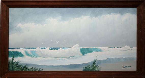 Lemuel Newton | LEMUEL NEWTON FLORIDA HIGHWAYMEN SEASCAPE | MutualArt