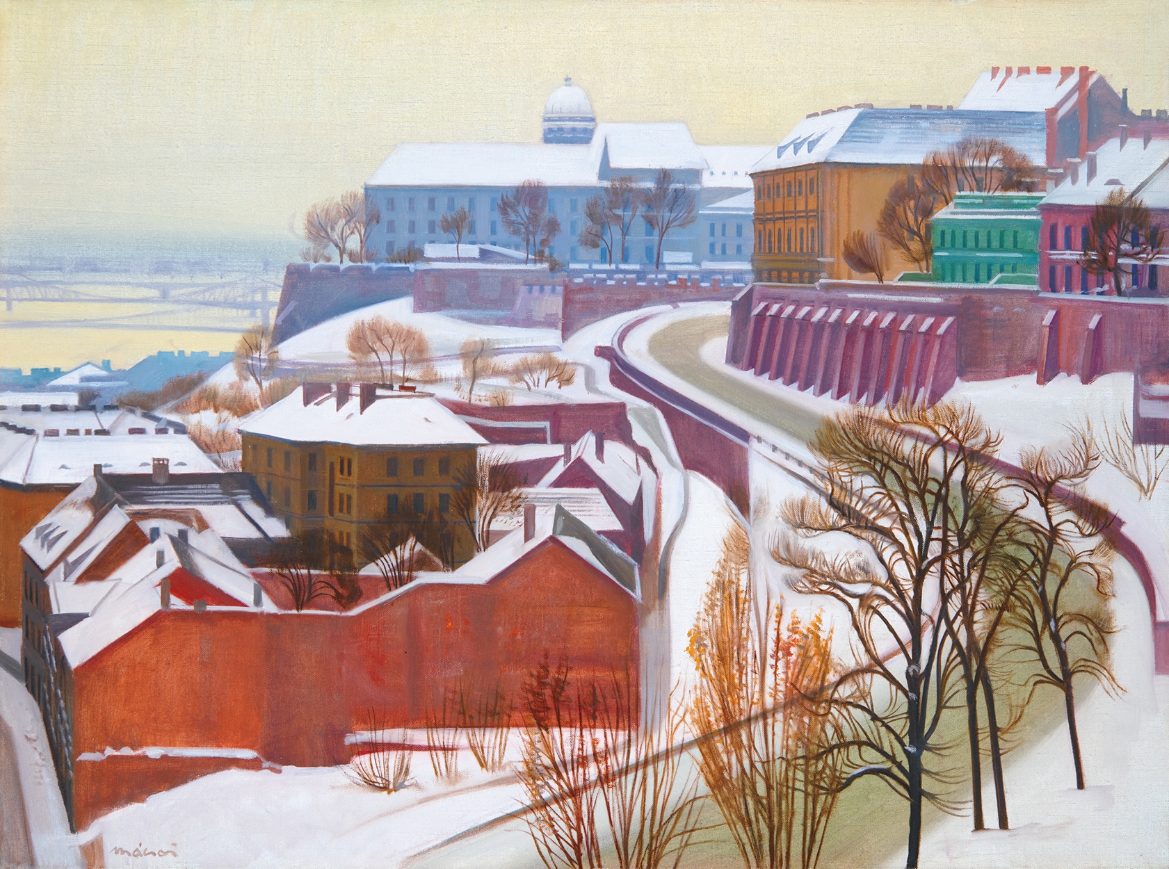 István Mácsai | View of the Buda Castle | MutualArt