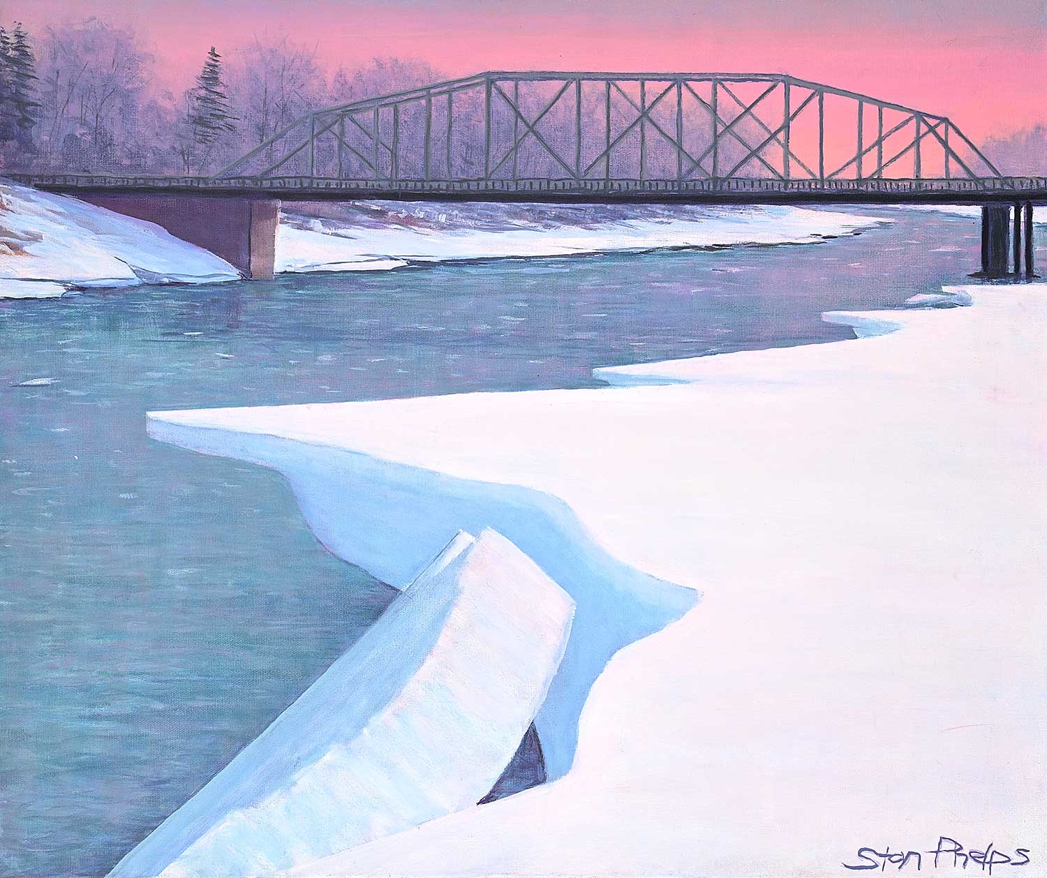 Stan Phelps | The Old Bridge at St. George's Island (2013) | MutualArt