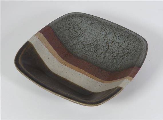 Peter Lane | a studio stoneware dish | MutualArt