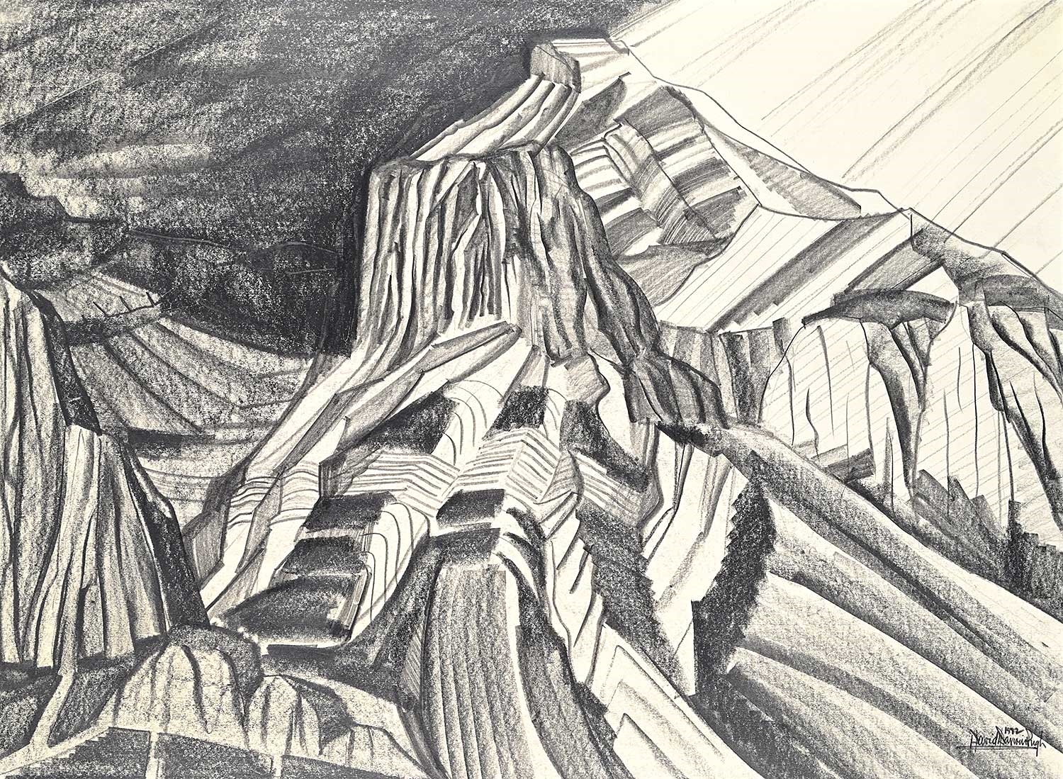 David Pugh | Untitled - Peak with Light (1992) | MutualArt