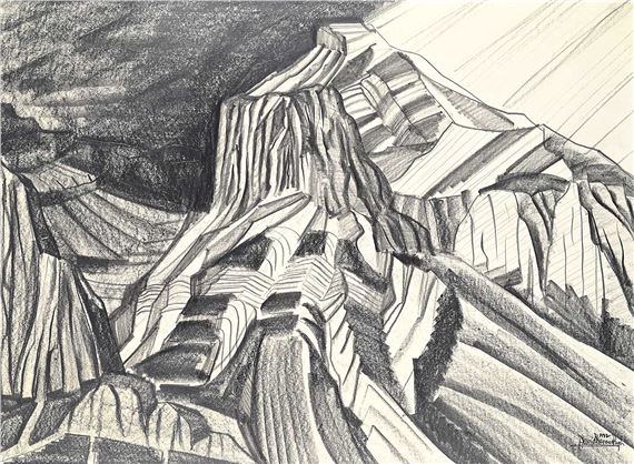 David Pugh | Untitled - Peak with Light (1992) | MutualArt