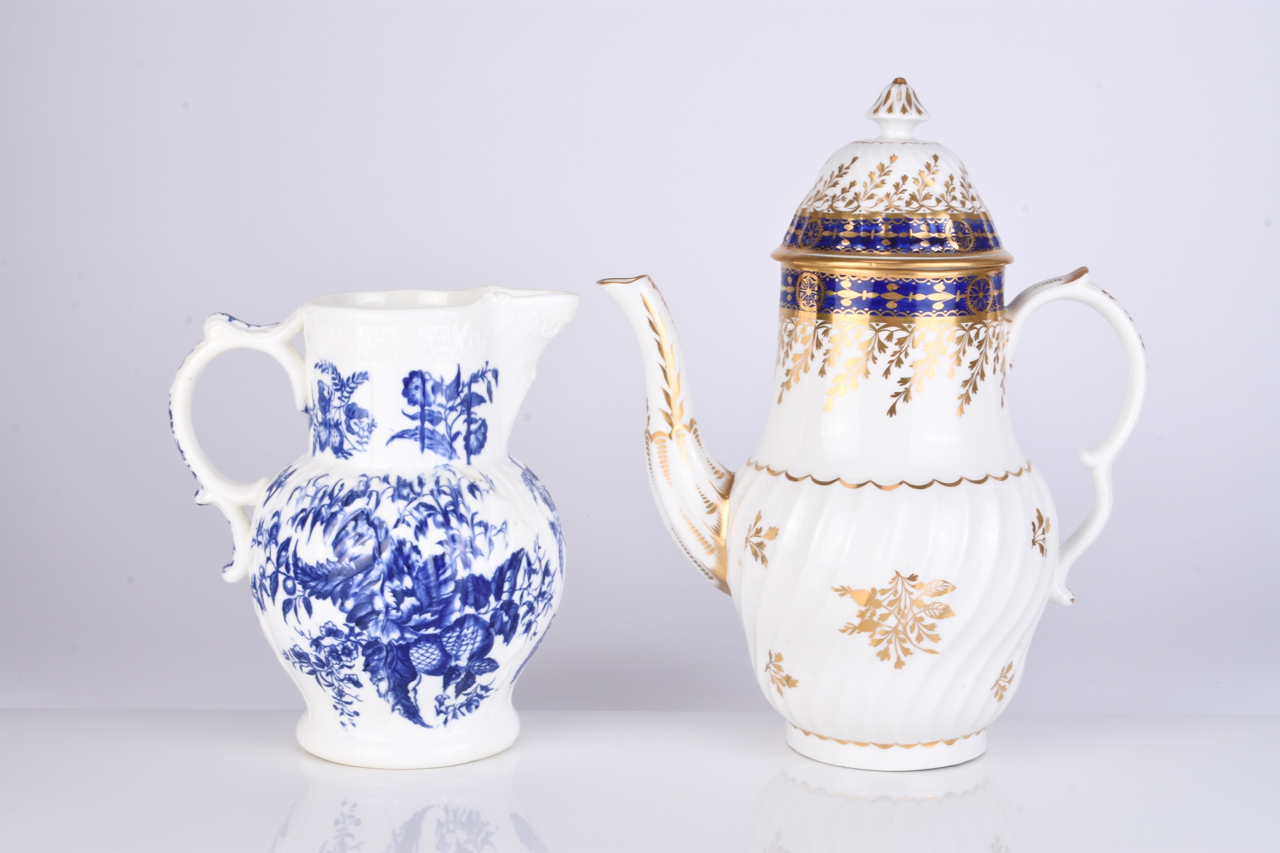 Coalport | An early Coalport coffee pot and cover, circa 1800, together ...
