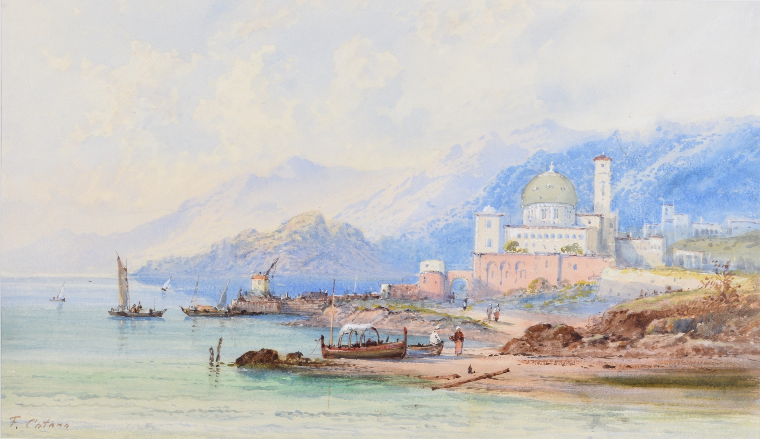 Edwin St. John | Frank Catano (1880-1920) Lake Maggiore and Edwin St ...