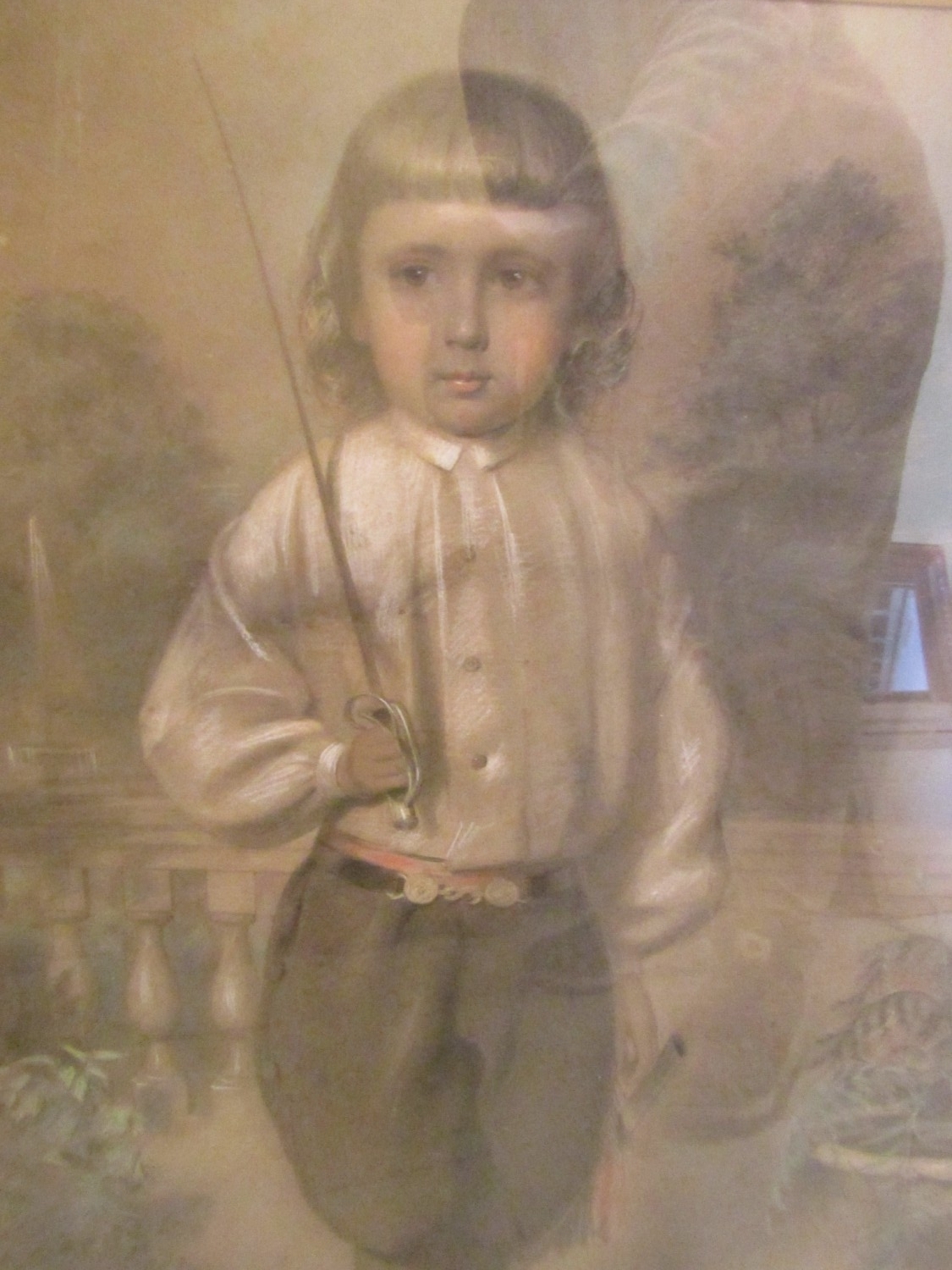 Victorian School, 19th Century | Victorian School Pastel Boy with Sabre ...