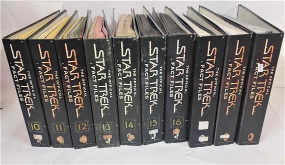 Starship | Ten Folders of The Official Star Trek Fact Files | MutualArt